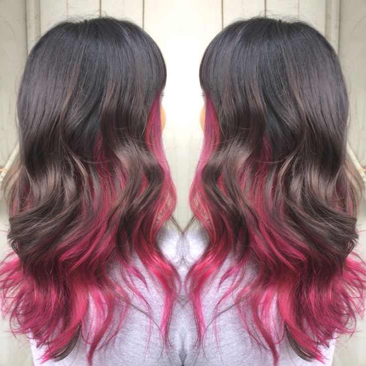 10 Stunning Black Hair with Red Underneath Ideas for a Bold New Look ...